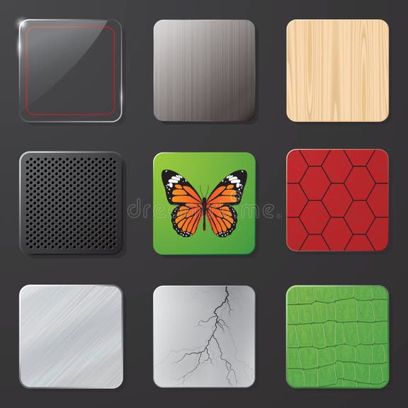 The basis for the icons stock vector. Illustration of basis - 25527901