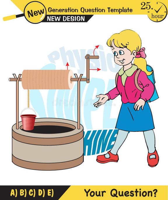 Physics, Well, Simple Machines, Next Generation Question Template Stock ...