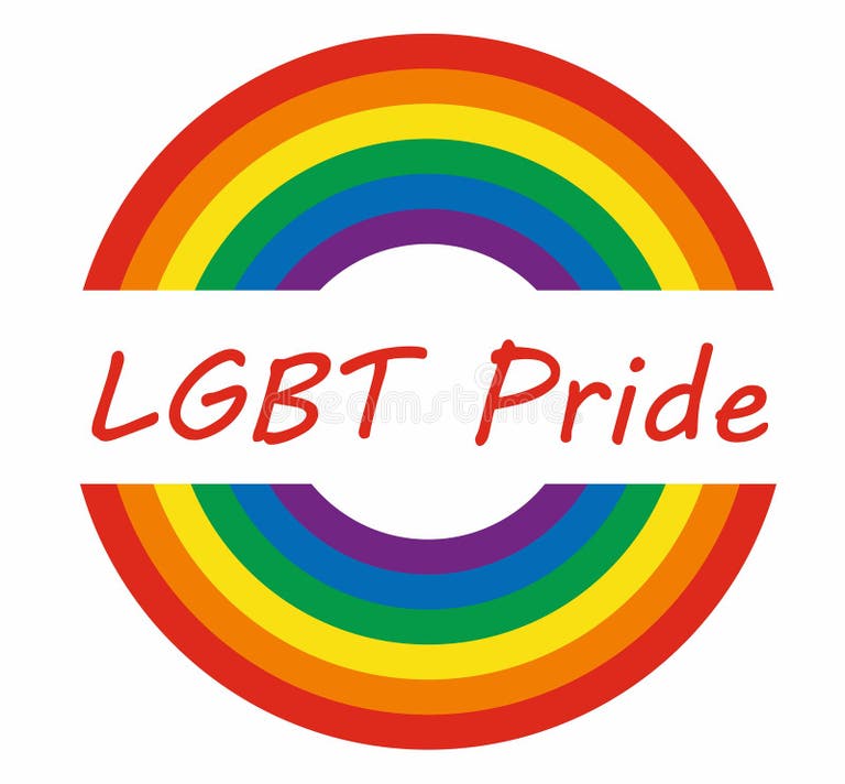 LGBT Pride Flag or Rainbow Pride Flag Include of Lesbian, Gay, Bisexual ...