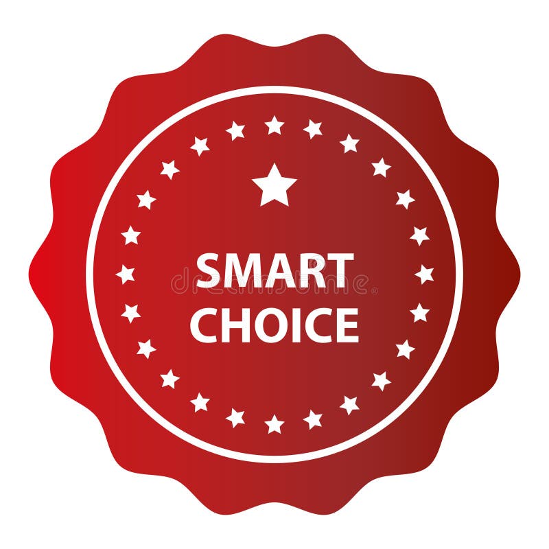 Smart Choice Stamp on White Stock Illustration - Illustration of ...