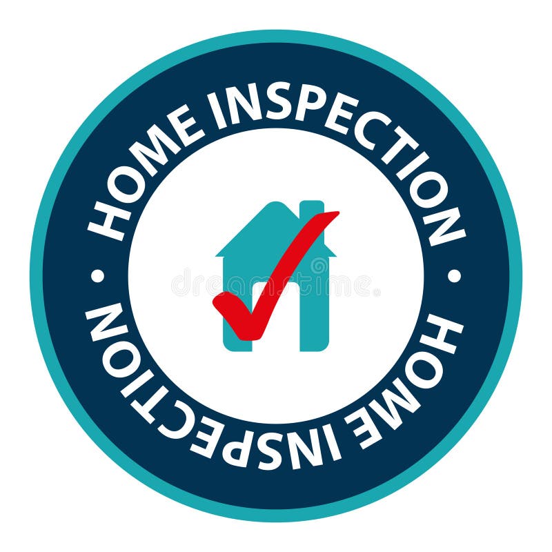Home Inspection Stamp on White Stock Illustration - Illustration of ...