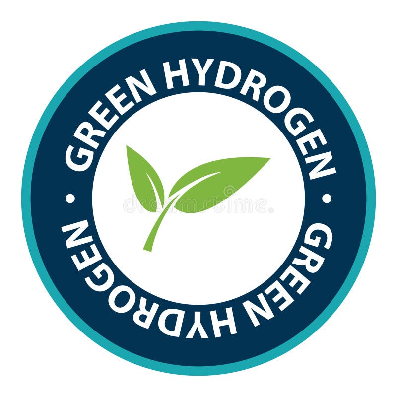 Green Hydrogen Production. Landscape Poster. Vector Illustration Stock ...