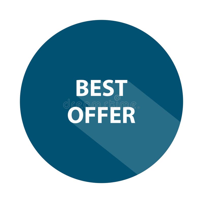 Best offer badge on white stock illustration. Illustration of limited ...
