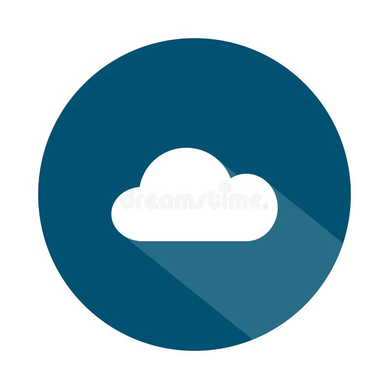 Cloud Computing Badge on White Stock Illustration - Illustration of ...