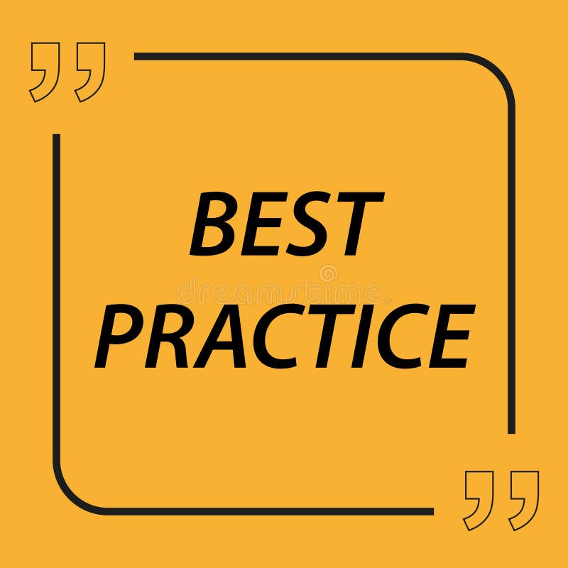 Best practice ahead sign stock illustration. Illustration of background ...