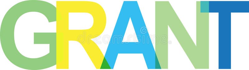 Grant word on white stock illustration. Illustration of program - 307005630