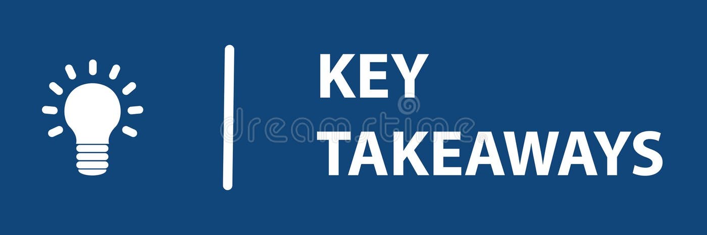 Key Takeaways Stock Illustrations – 218 Key Takeaways Stock ...