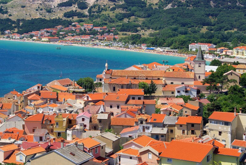 Baska stock photo. Image of beach, tourism, island, historic - 10507722