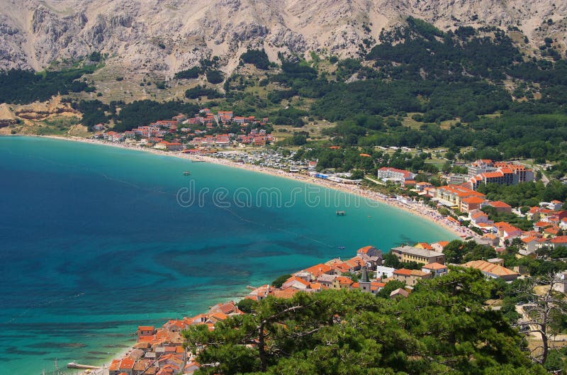 Baska stock image. Image of tourism, summer, baska, coast - 14932237