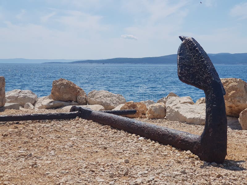 Baske Vode Sea Anker Amazing Stock Image - Image of sidro, vode: 168930711