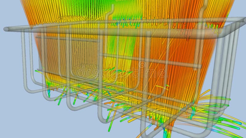 Basket Airflow Simulation Cfd Simulation Computational Fluid Dynamics