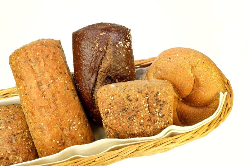 Basket of assorted rolls stock image. Image of golden - 38238941