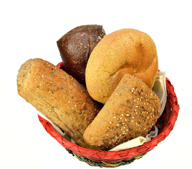 Basket of assorted rolls stock image. Image of square - 38117417