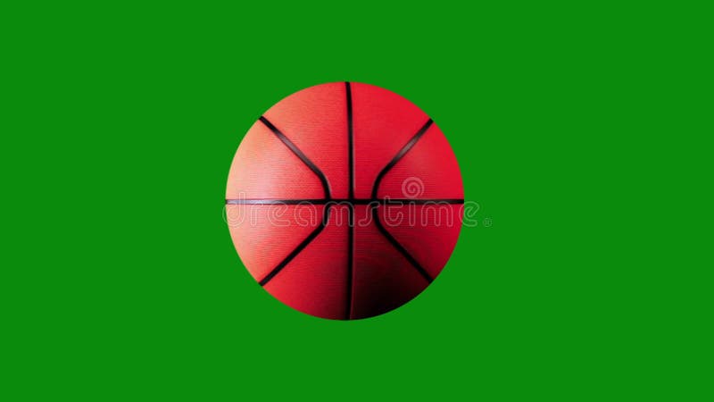 Basket Ball Animation, Ball Rotating in Space Stock Footage - Video of ...