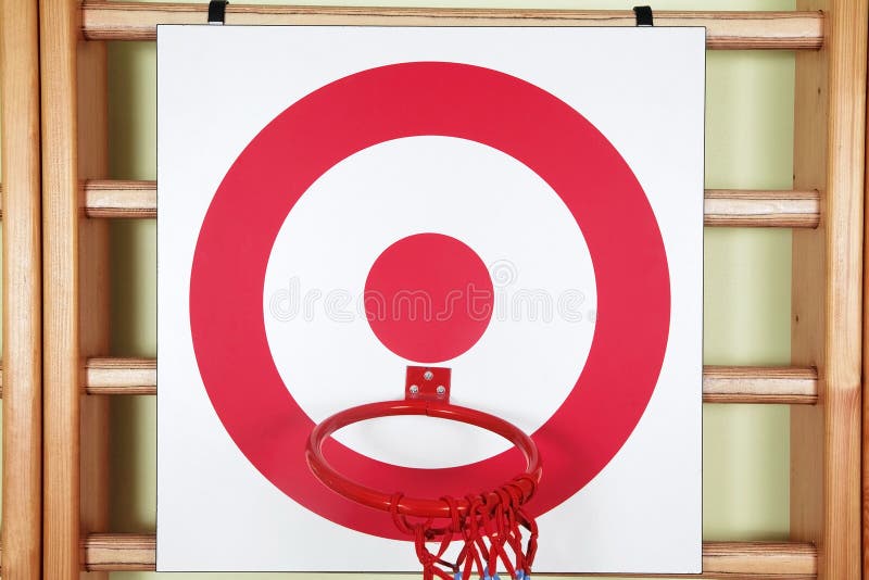 Basket Ball and Shooting Target Board Stock Photo - Image of game ...