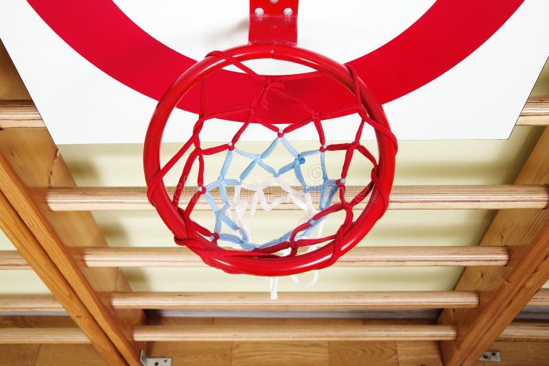 Basket Ball and Shooting Target Board Stock Photo - Image of court ...