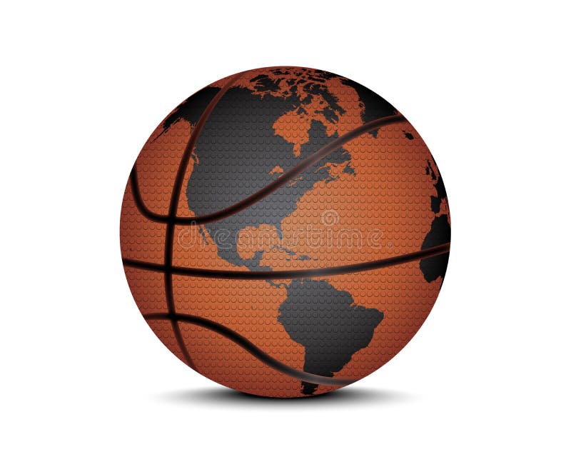 Basketball World Map Stock Illustrations – 334 Basketball World Map ...