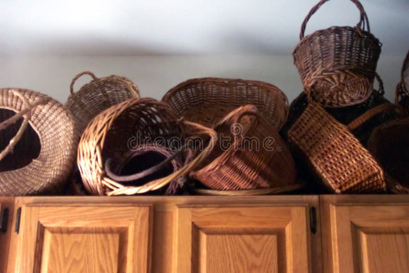 Basket collection stock photo. Image of collection, cabinets - 4463442