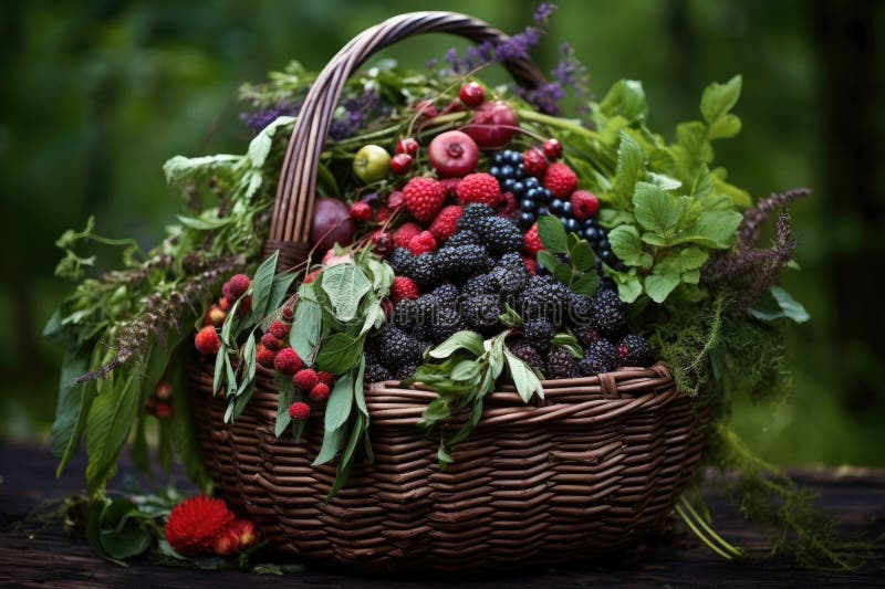 Foraged Berries Stock Illustrations – 26 Foraged Berries Stock ...