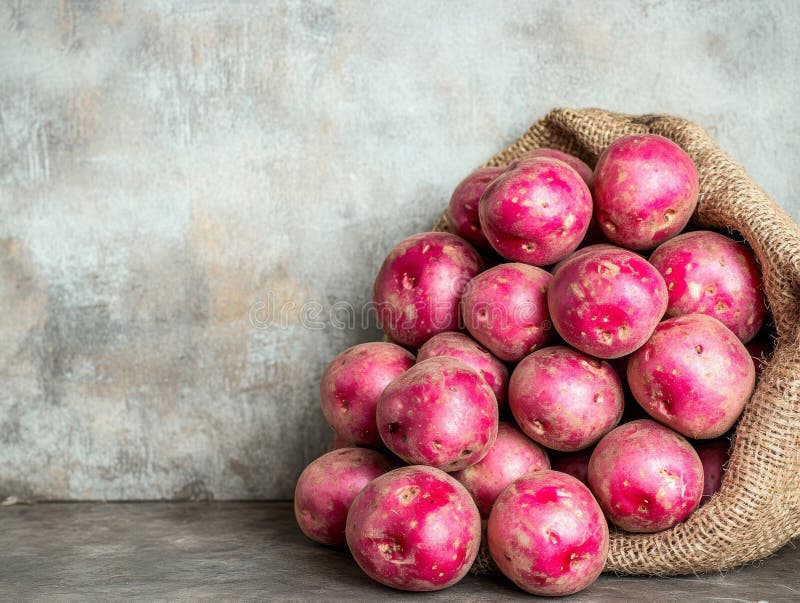 Basket Filled Red Potatoes Placed Table Stock Photos - Free & Royalty ...