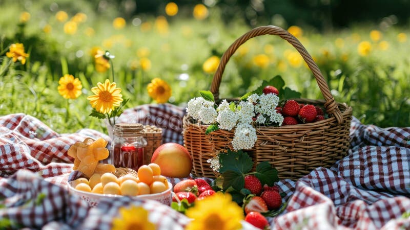 Basket of Fruits and Vegetables Basket of Fruit Basket of Fruits Stock ...