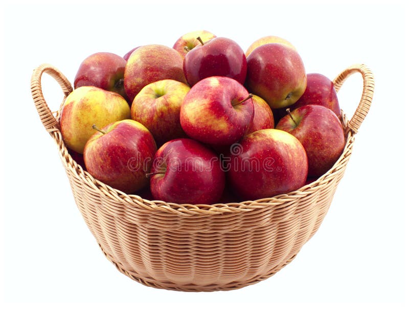 Basket full of apples stock photo. Image of colored, august - 18783136