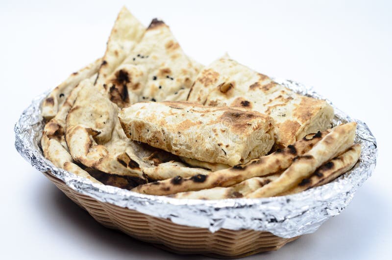 Basket full on Naans stock photo. Image of cuisine, pepper - 46044432