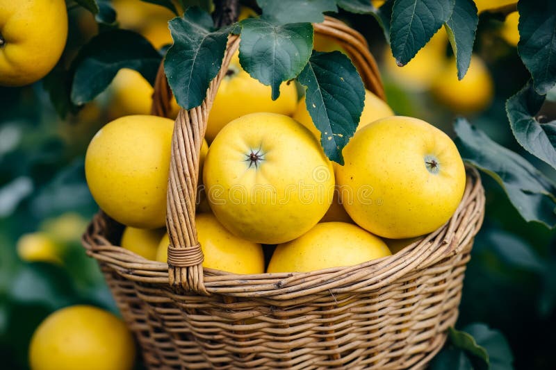 Full Apples Basket Hanging Apple Tree Stock Photos - Free & Royalty ...