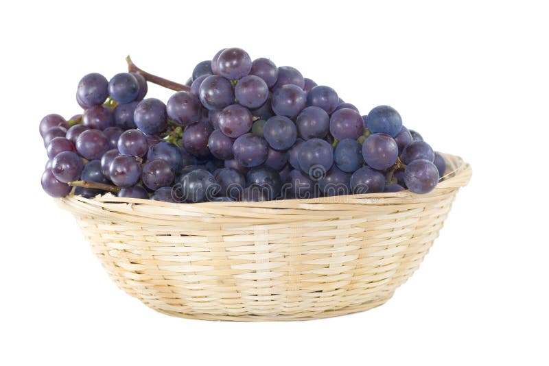 Basket of Grapes stock image. Image of berry, crop, basket - 10881783