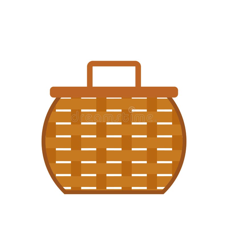 Basket Icon Design Christmas Background or Christmas Elements Isolate ...