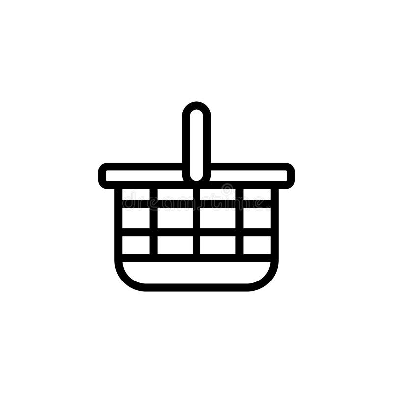 Basket Icon. Element of Minimalistic Icons for Mobile Concept and Web ...