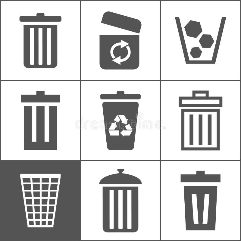 Basket an icon stock vector. Illustration of office, basket - 38339064