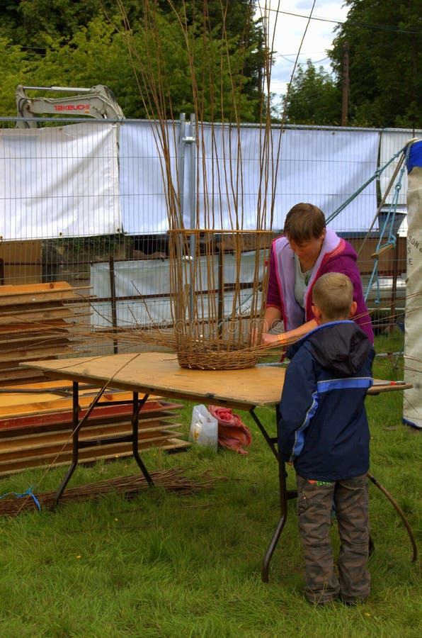 Basket Making editorial photo. Image of mother, basketmaking - 29117761