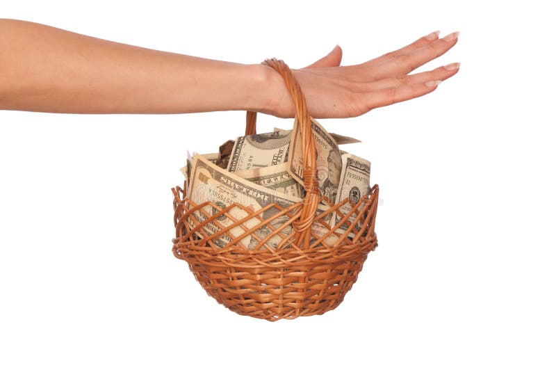 Offering Basket stock photo. Image of church, missions - 4604444