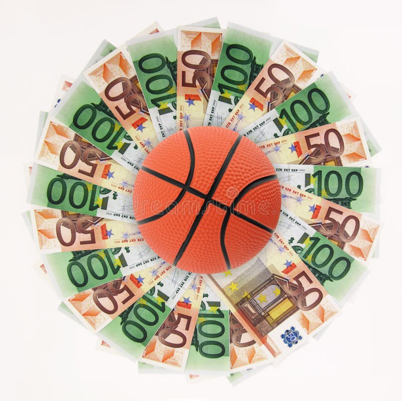 Basketball and money stock image. Image of dollar, chance - 23378903