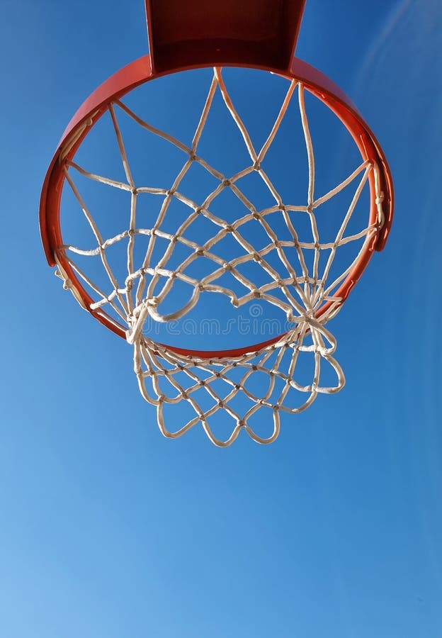 Basket net nets sky empty stock photo. Image of championship - 352327434
