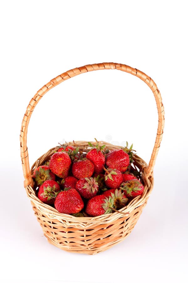 Basket of strawberries stock image. Image of nature, freshness - 28204497