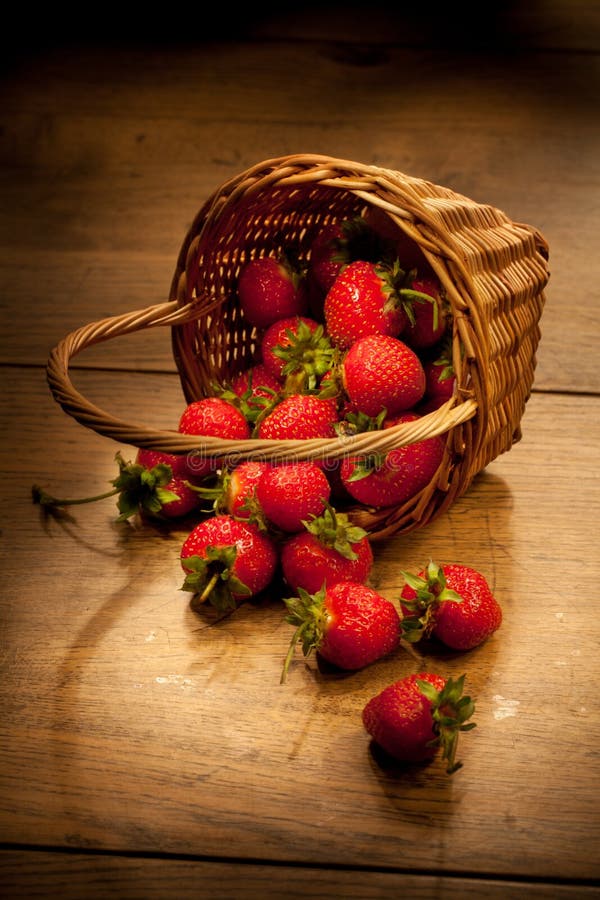 Basket with Strawberry stock image. Image of basket, style - 57203733