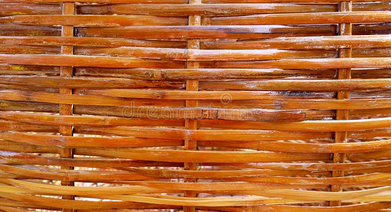 Basket Texture Made of Woven Bamboo Strips Stock Image - Image of wood ...