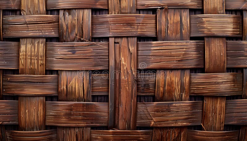 Basket Texture. Wicker Background. Wooden Mat Pattern. Decorative Mesh ...