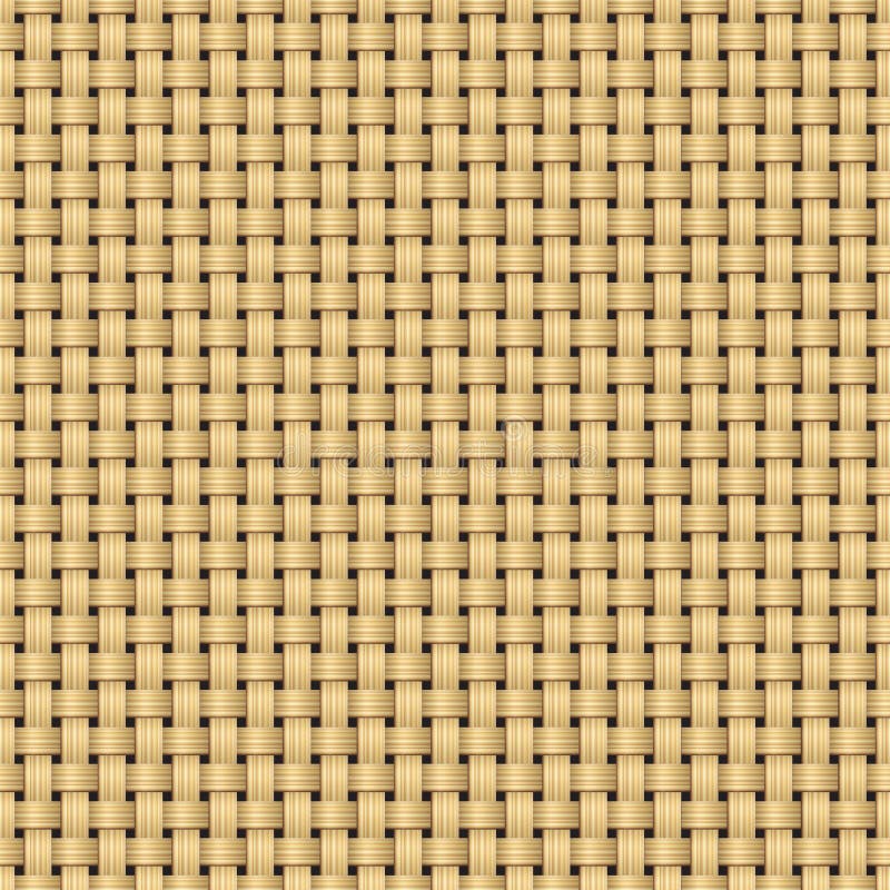 Wicker Basket Weaving Pattern Seamless Texture Stock Illustrations ...