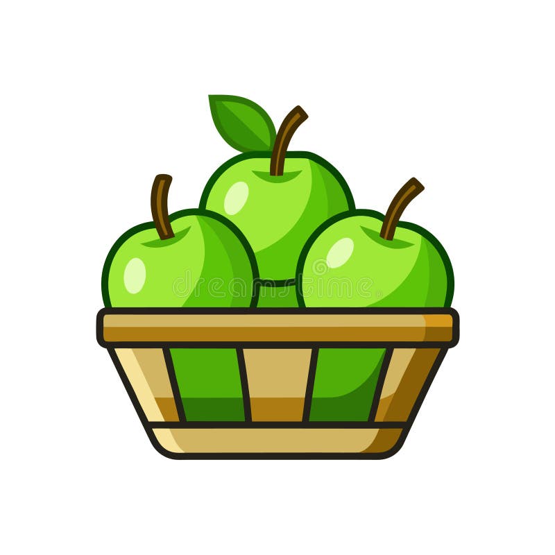Three Apples Basket Stock Illustrations – 249 Three Apples Basket Stock ...