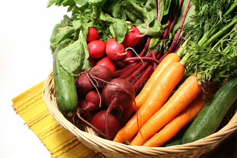 Basket of Vegetables stock image. Image of ripe, abundance - 5684607
