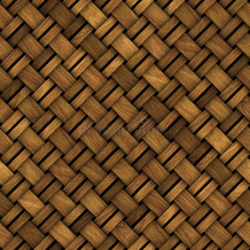Basket Weave Seamless Texture, Wooden Striped Pattern, Wicker Rattan ...