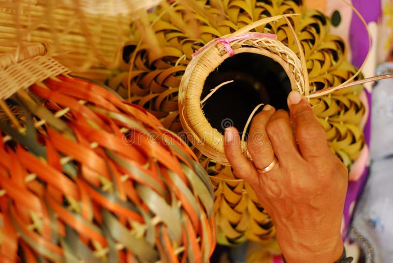 Basket weaving stock photo. Image of craftswoman, traditional - 175899832