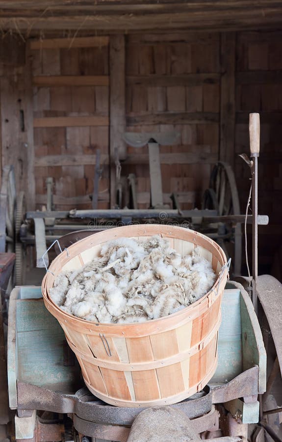 Wool in a barn stock image. Image of farm, farmhouse, floss - 7874389