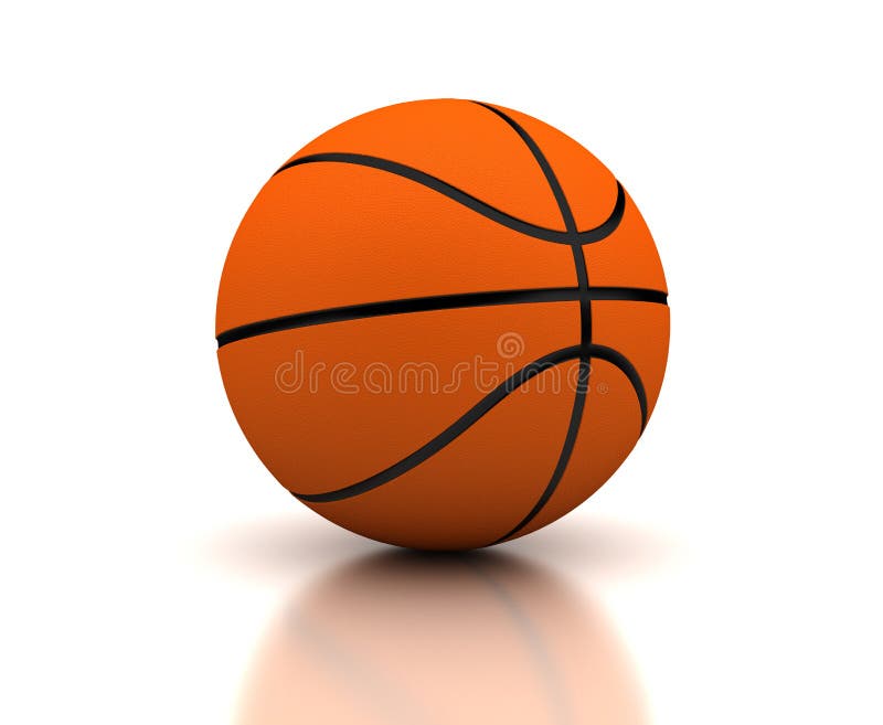 Two color basketball stock illustration. Illustration of activity ...
