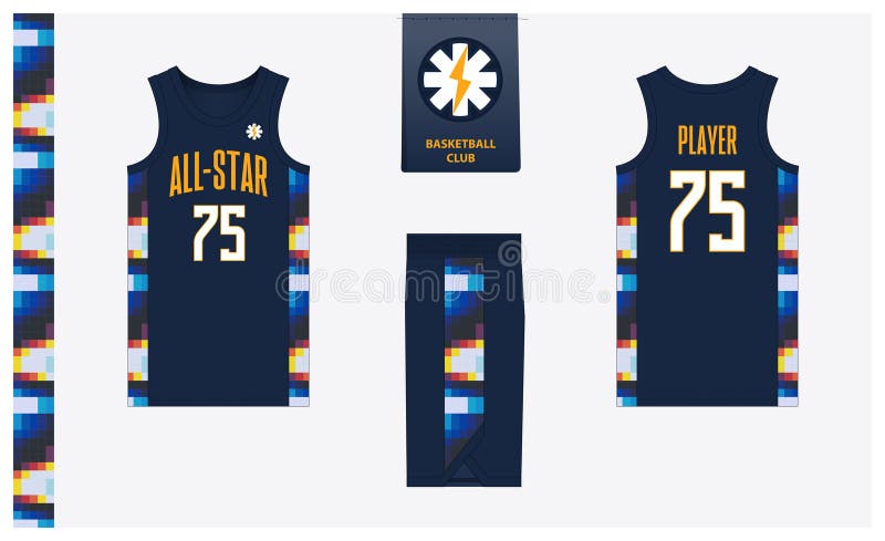 Basketball Uniform Mockup Template Design. Basketball Jersey ...