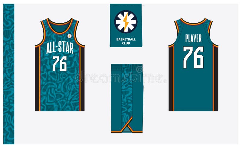 Basketball Uniform Mockup Template Design. Basketball Jersey ...
