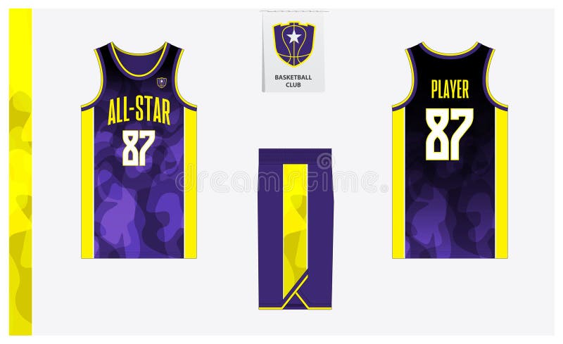 Basketball Uniform Mockup Template Design. Basketball Jersey ...
